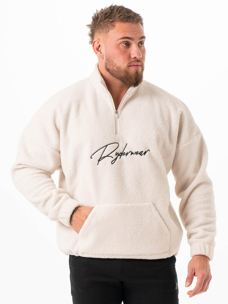 Unisex Teddy Jumper - Bone - Ryderwear