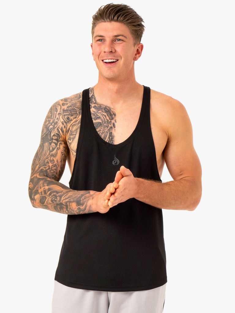 Enhance Stringer T-Back - Black - Ryderwear