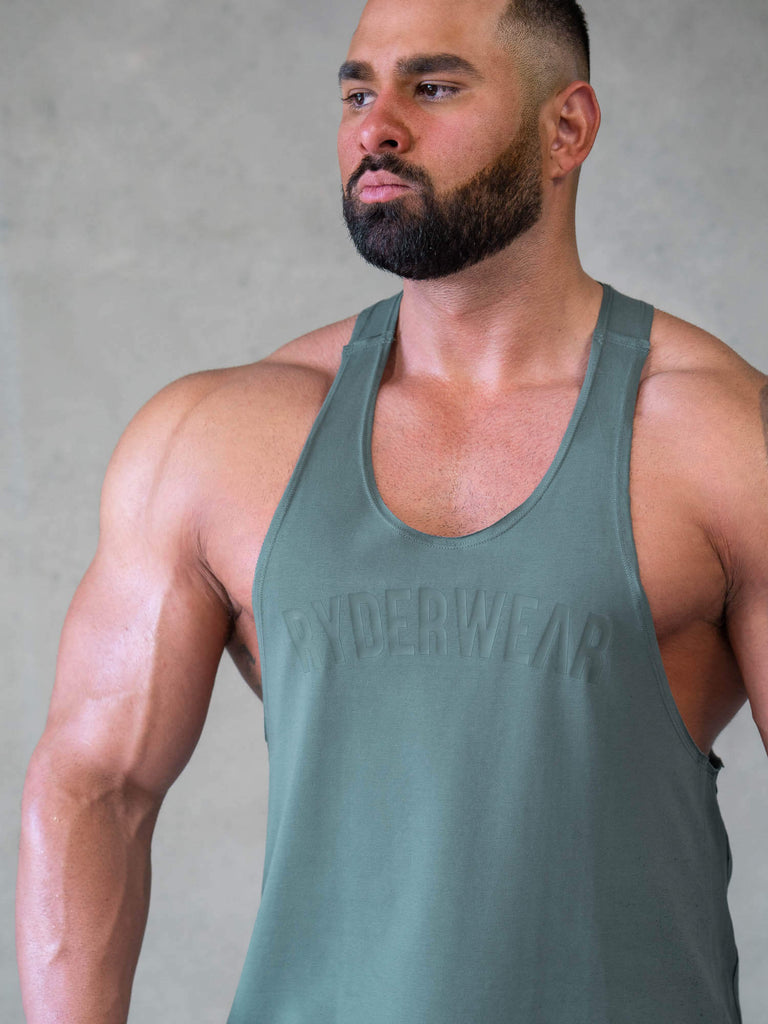 Force Stringer T-Back - Fern Green - Ryderwear
