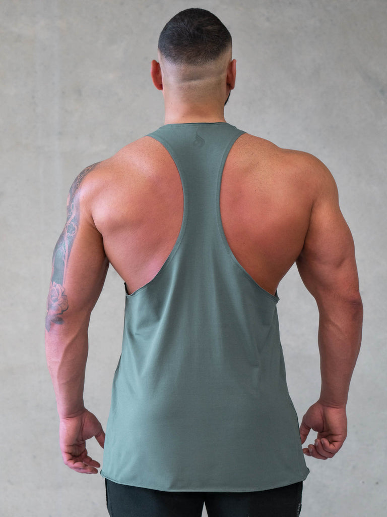Force Stringer T-Back - Fern Green - Ryderwear